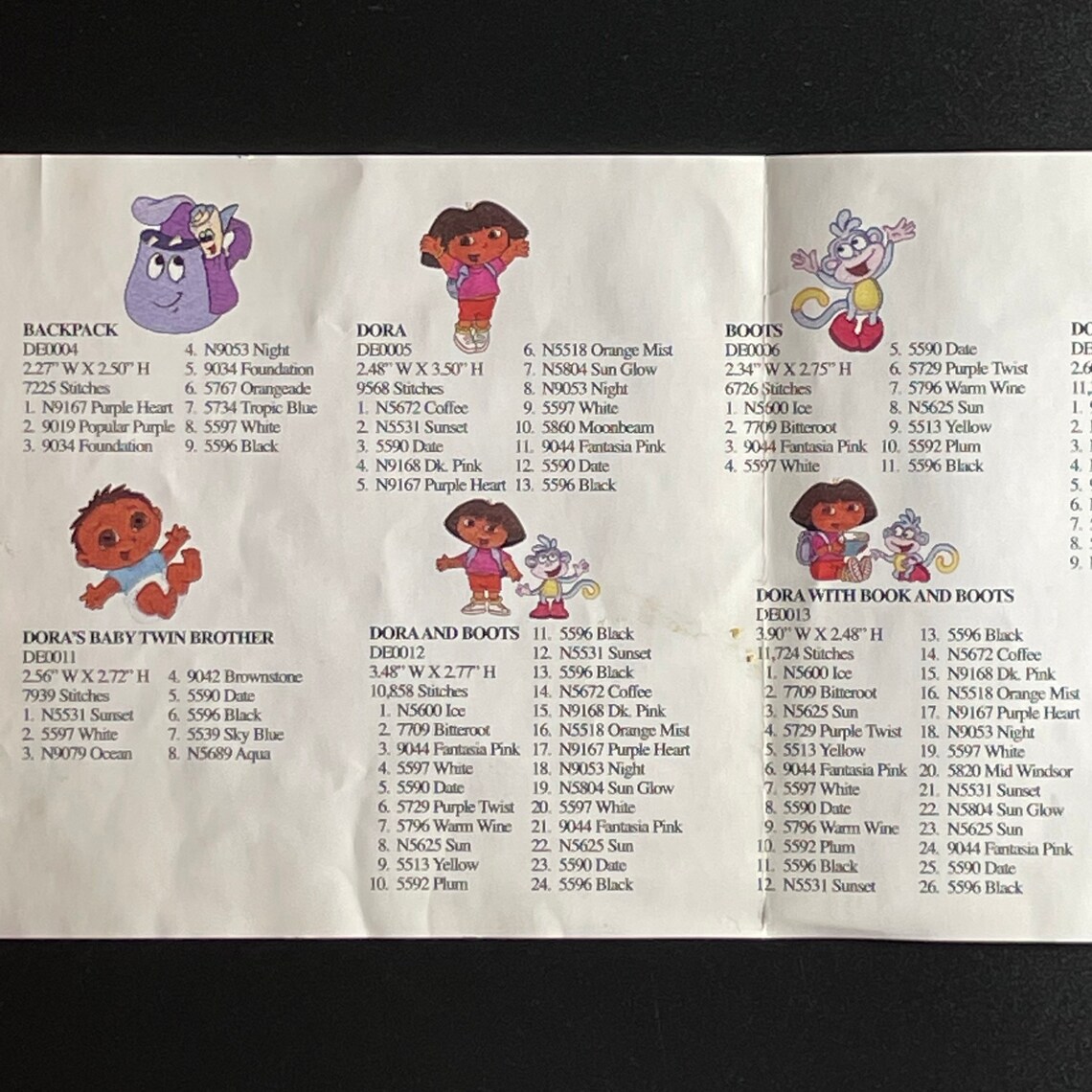 Dora the Explorer Embroidery Designs Card for Brother Bernina - Etsy