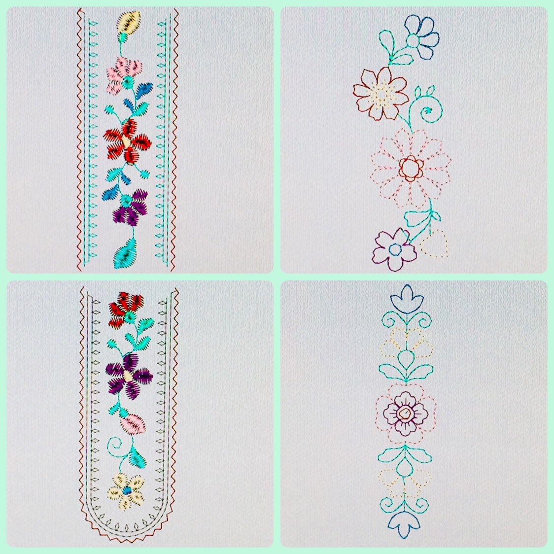 Folk Embroidery Designs Floppy Disk for Husqvarna Viking Designer 1 ...