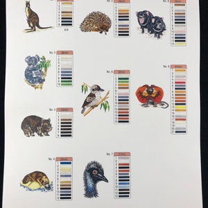 Australian Animals Embroidery Designs Card #46 for Brother Bernina Deco ...