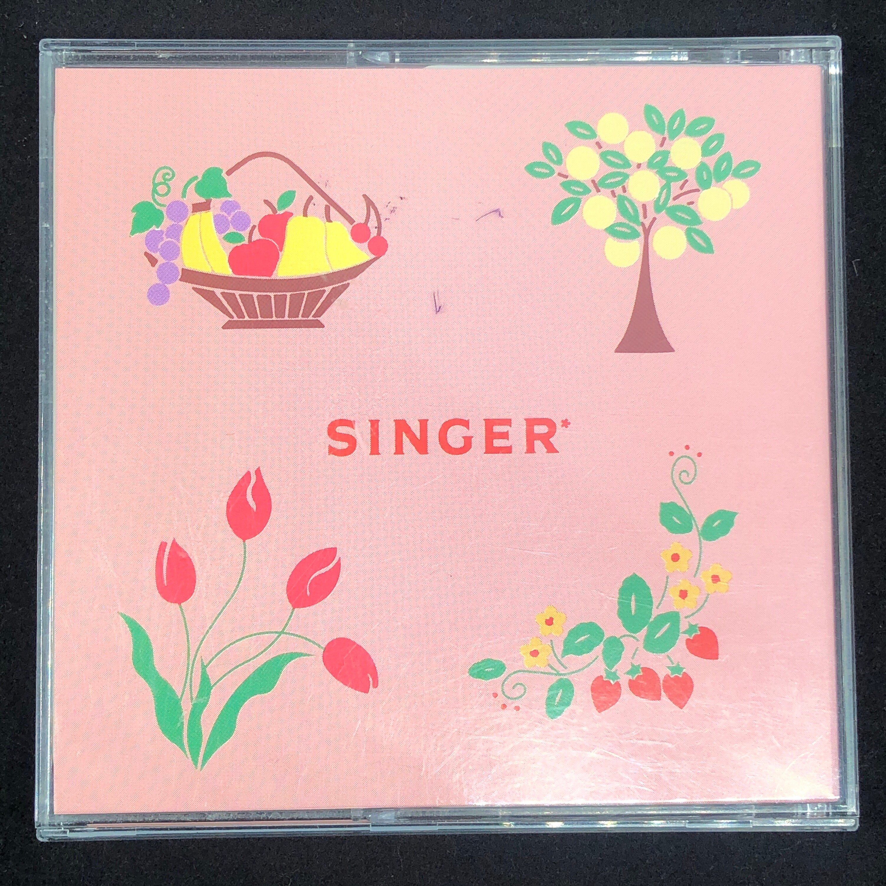 SINGER Floral Embroidery Designs Card 3 for Quantum XL100 - Etsy