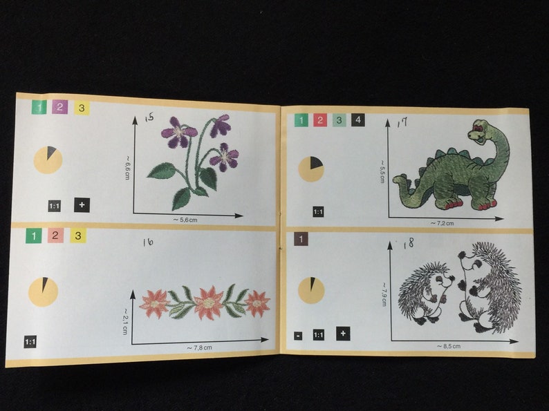 Pfaff Sampler Embroidery Designs Card 1 for Pfaff Creative - Etsy