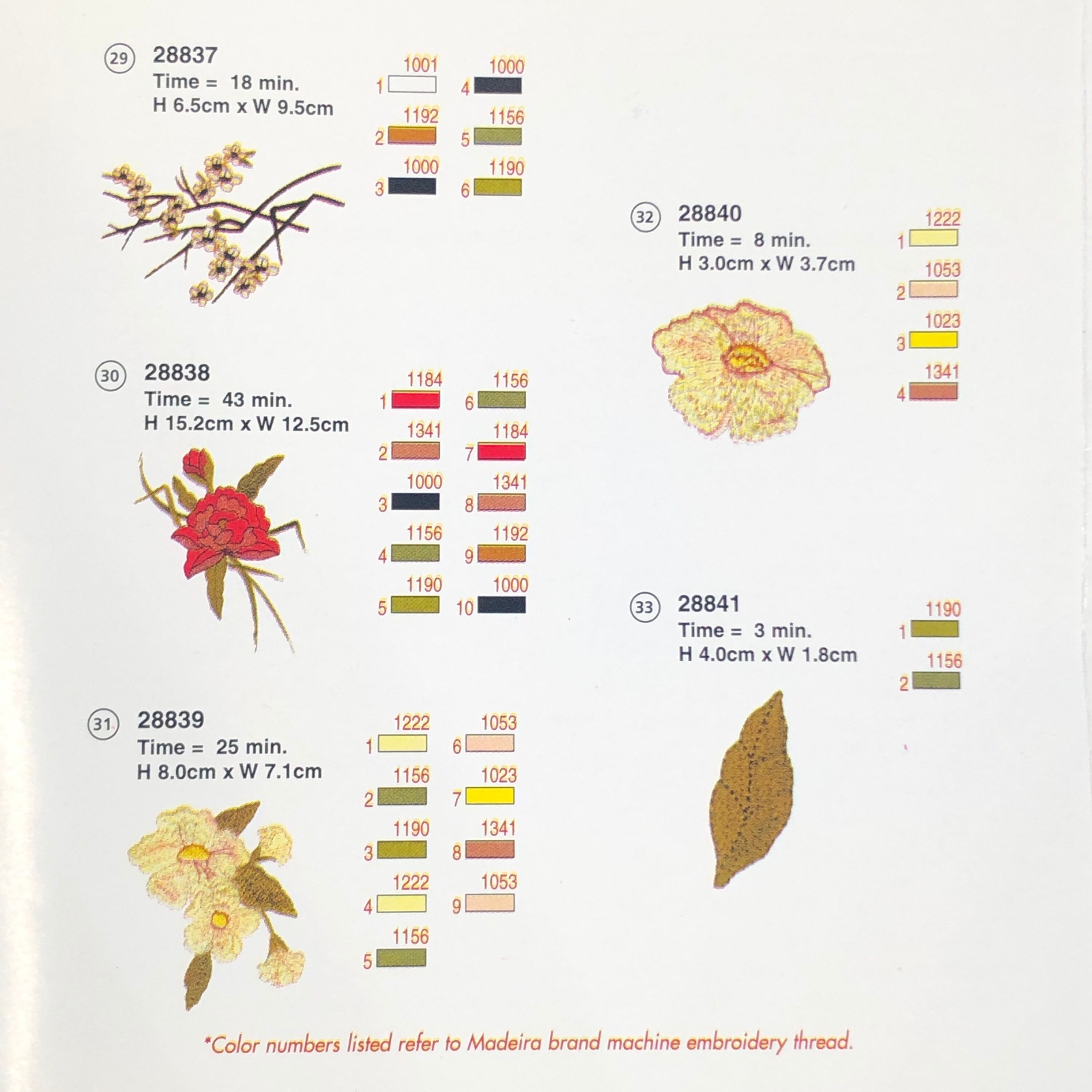 Accents for Style Embroidery Designs Card for Brother Bernina Deco ...