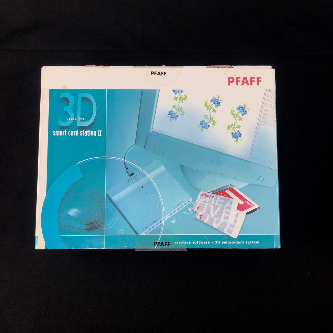 Pfaff 3D Creative Smart Card Station II and Smart Card Kit for Pfaff ...