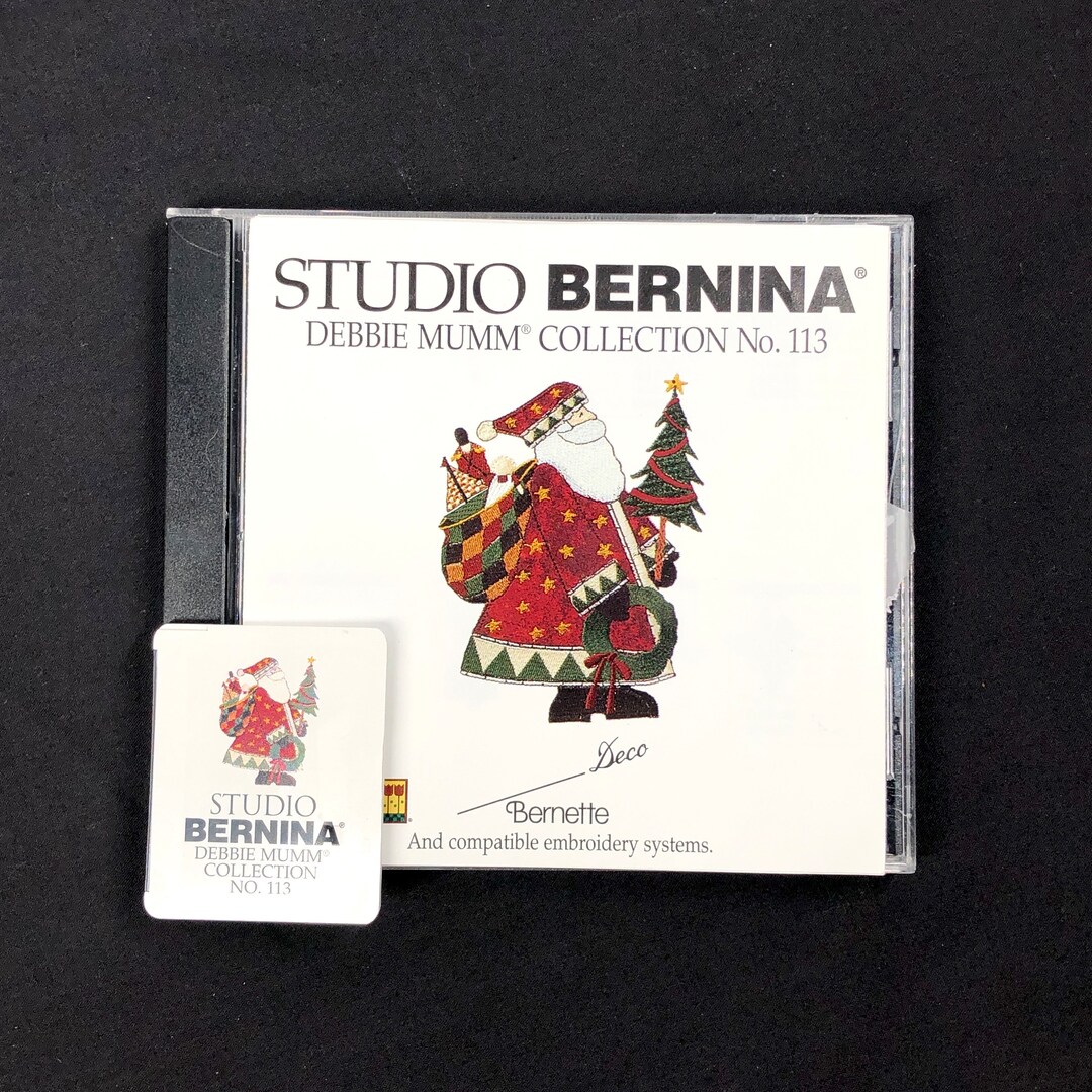 Debbie Mumm Christmas Embroidery Designs Card #113 for Brother Bernina ...
