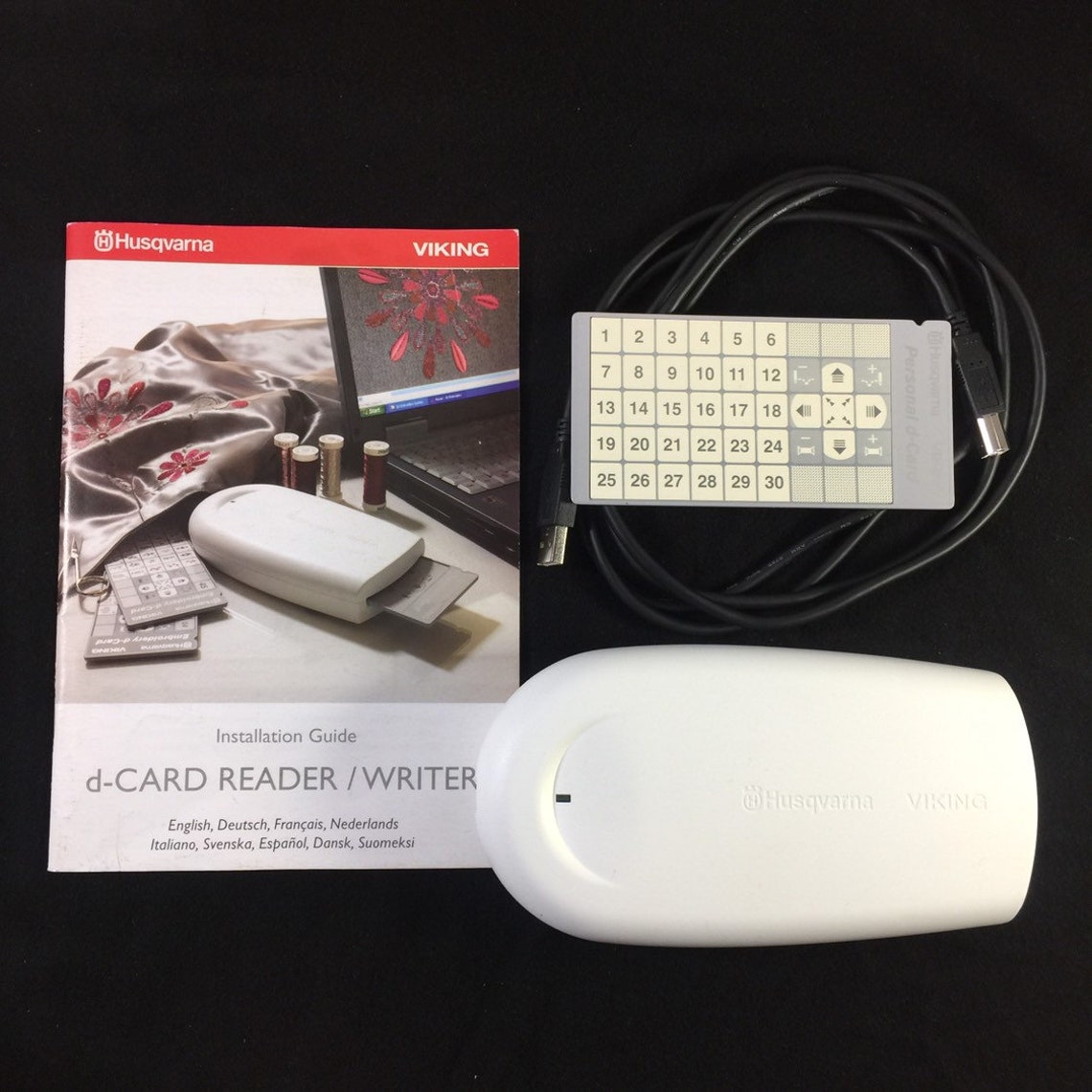 Husqvarna Viking USB Embroidery Designs D-card Reader/writer - Etsy