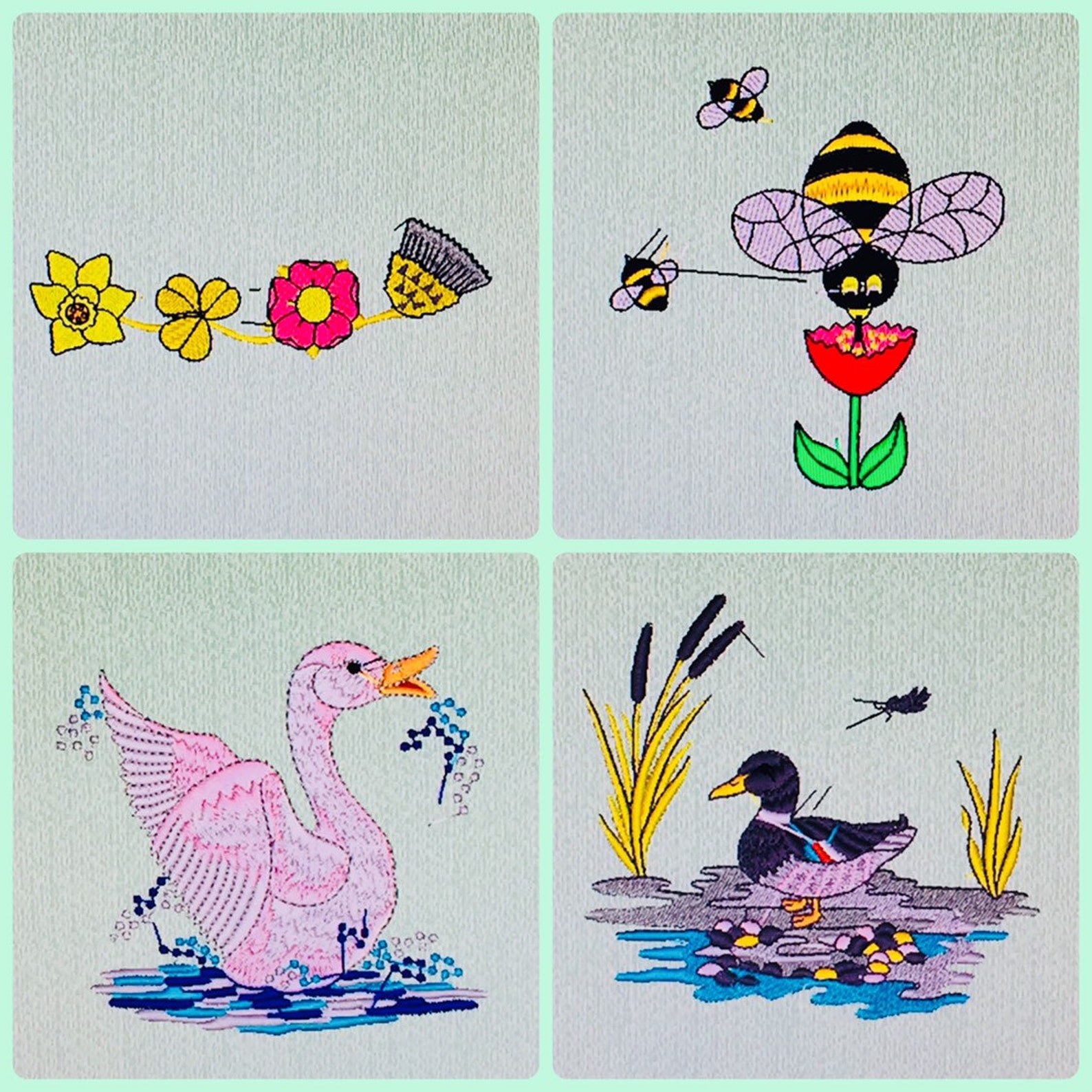 Country Treasures Embroidery Designs Floppy Disk for Husqvarna Viking ...