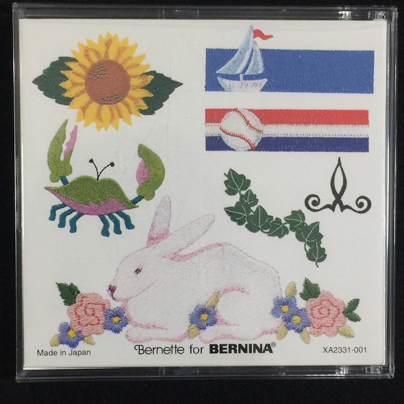 Studio Bernina Embroidery Designs Card 102 for Brother Bernina Deco ...