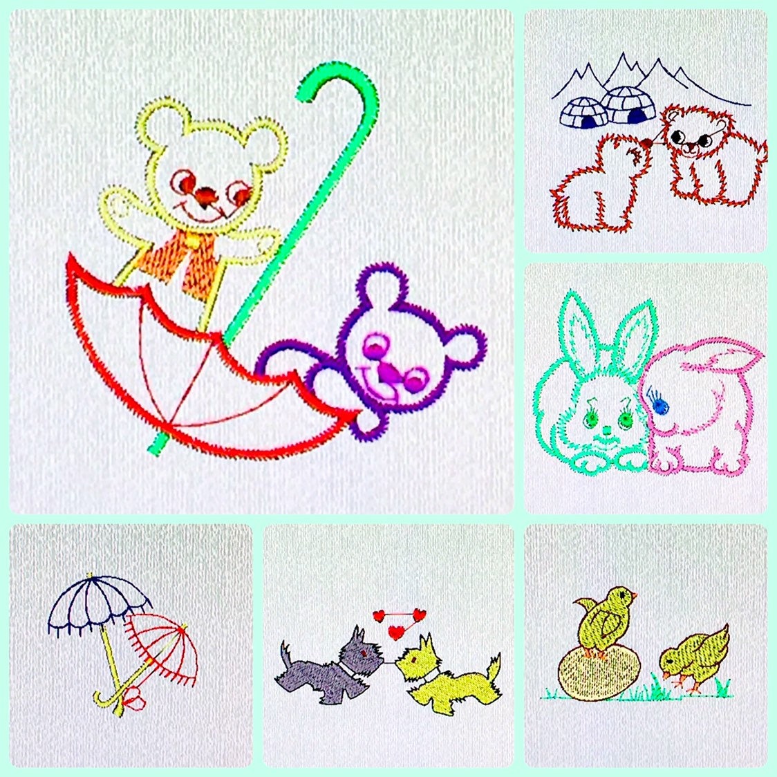 Children Fun Embroidery Designs Floppy Disk for Husqvarna - Etsy