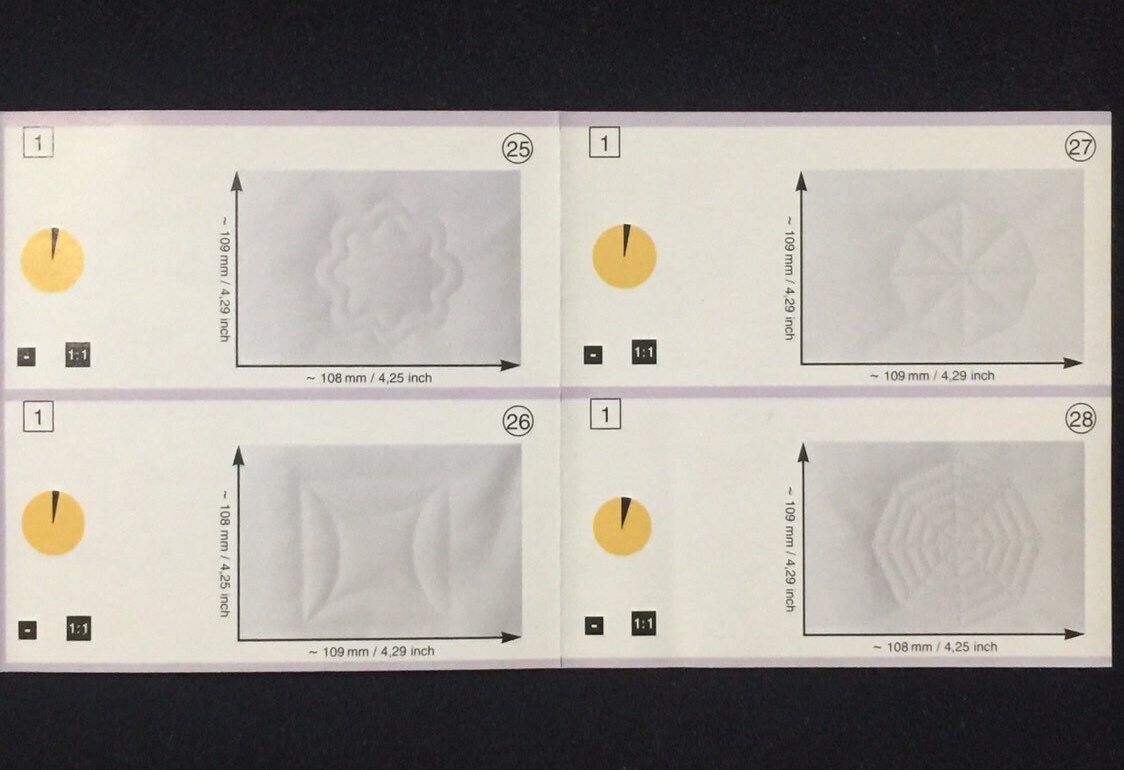 Pfaff Creative Quilt Embroidery Designs Card 50 for Pfaff 7570 2140 ...