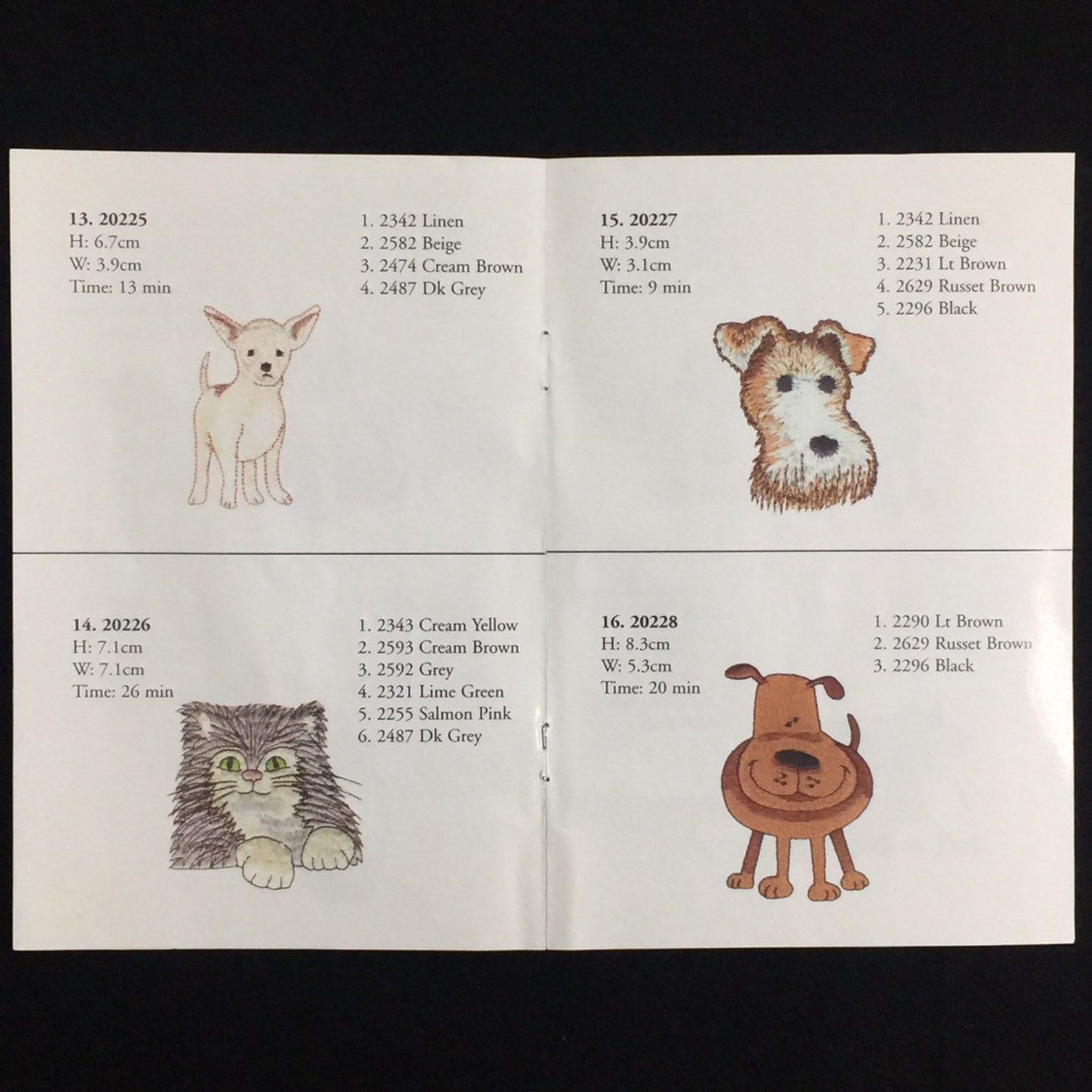 Cats & Dogs Embroidery Designs Card for Brother Bernina Deco White Baby ...