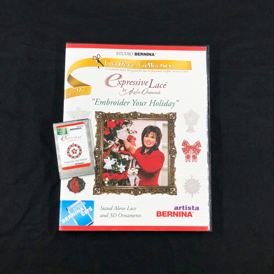 Oesd Holiday Lace Embroidery Designs Card 797 for Bernina Artista 170 ...