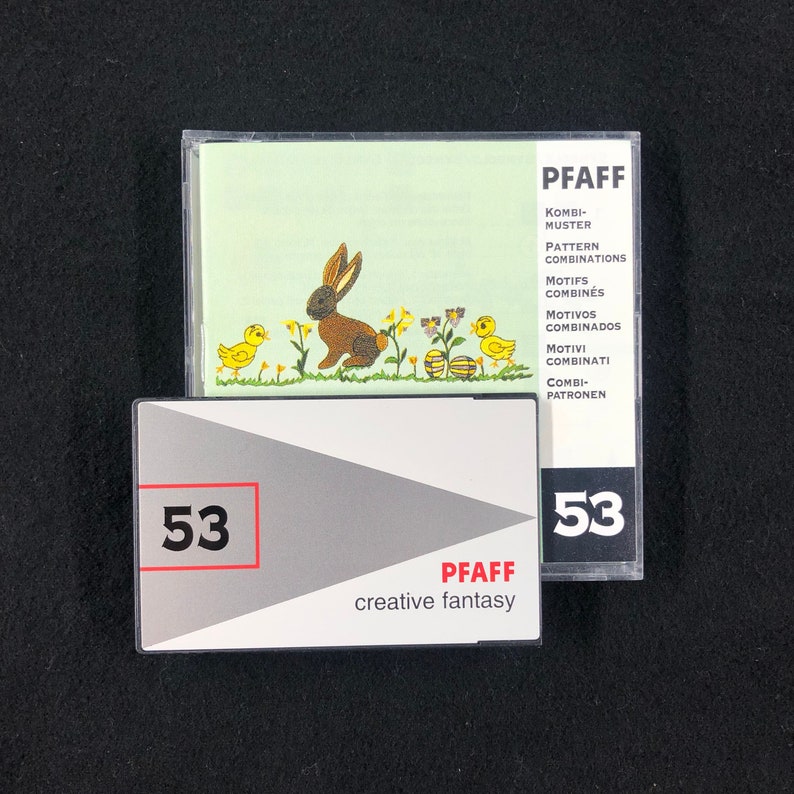 Pattern Conbinations Embroidery Designs Card 53 for Pfaff Creative 7570 ...