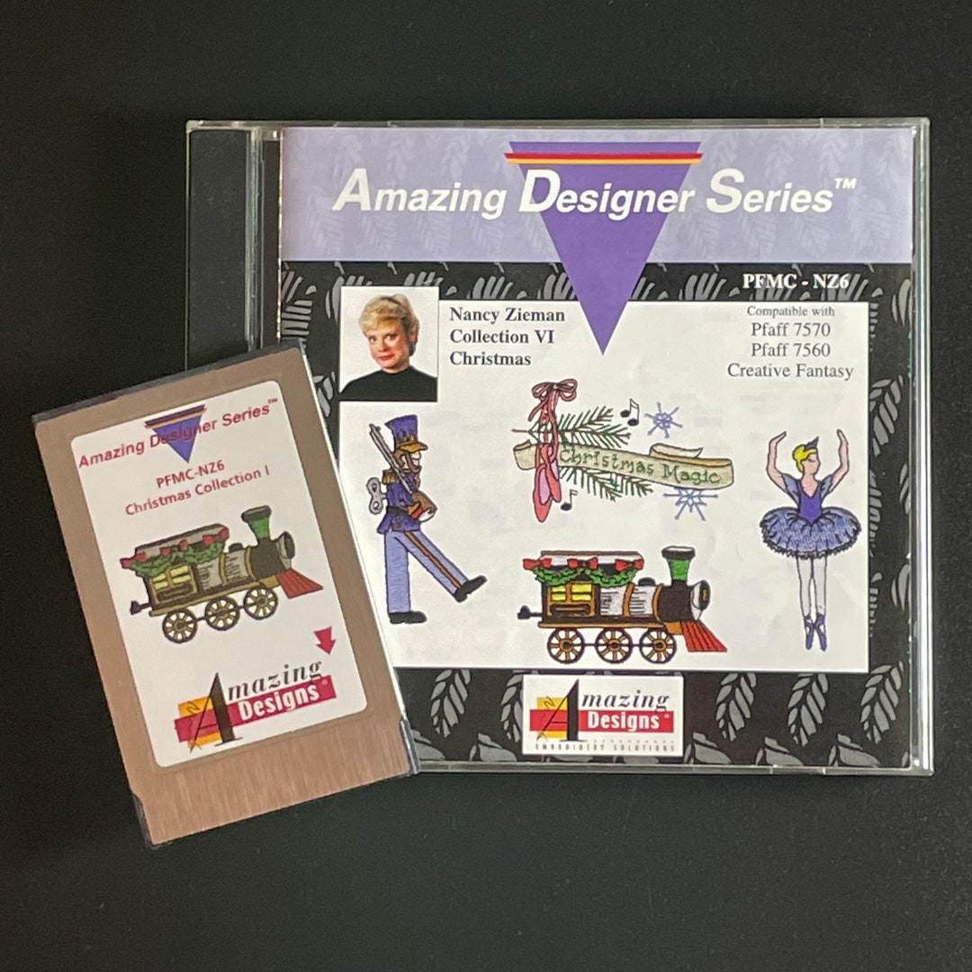 Christmas VI Embroidery Designs Card for Pfaff 7570, 7560 2140 Creative ...