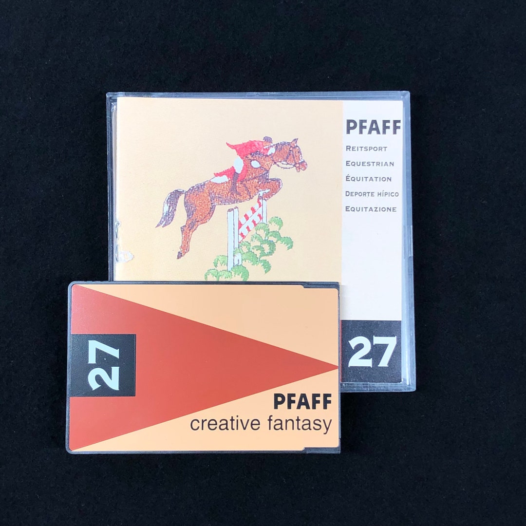 Equestrian Horses Embroidery Designs Card #27 for Pfaff Creative 7570 ...