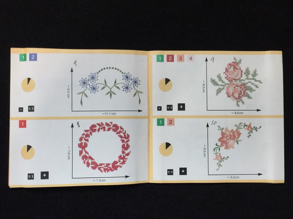 Pfaff Sampler Embroidery Designs Card 1 for Pfaff Creative | Etsy