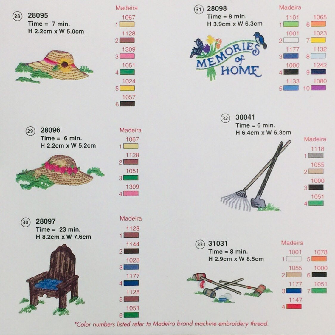 Memories of Home Embroidery Designs Card for Brother Bernina Deco White ...