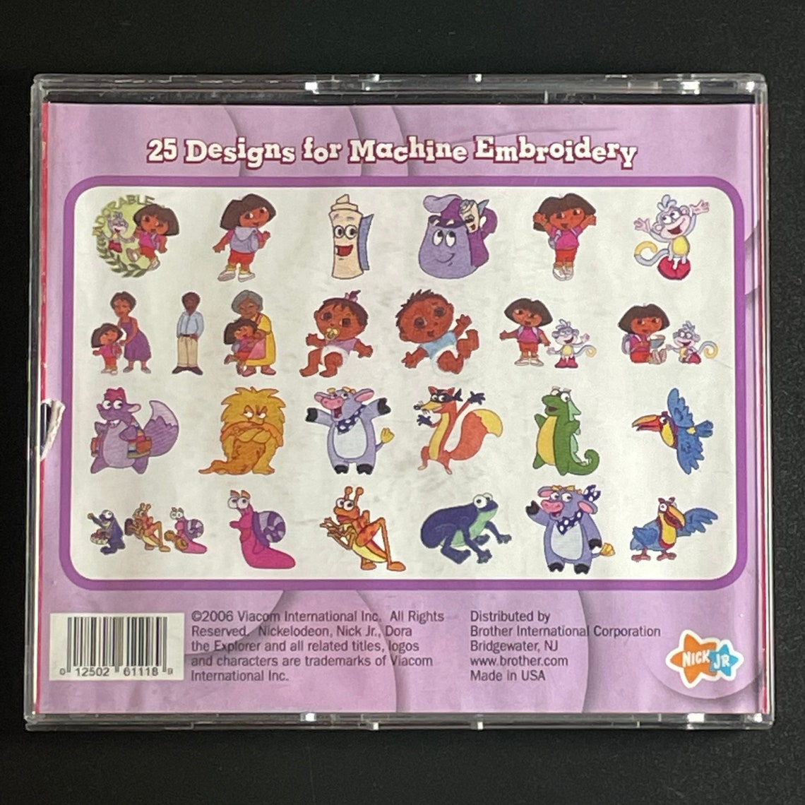 Dora the Explorer Embroidery Designs Card for Brother Bernina - Etsy