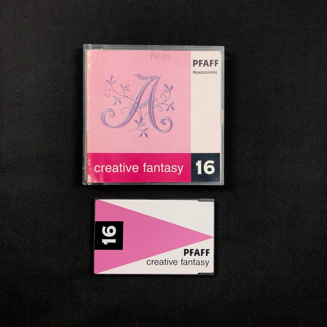 Monograms Alphabet Embroidery Designs Card #16 for Pfaff Creative 7570 ...