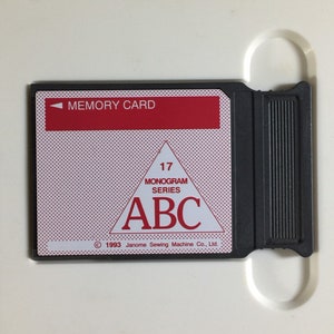 Monograms Series Embroidery Designs Card 17 for Janome 8000 9000 Elna ...