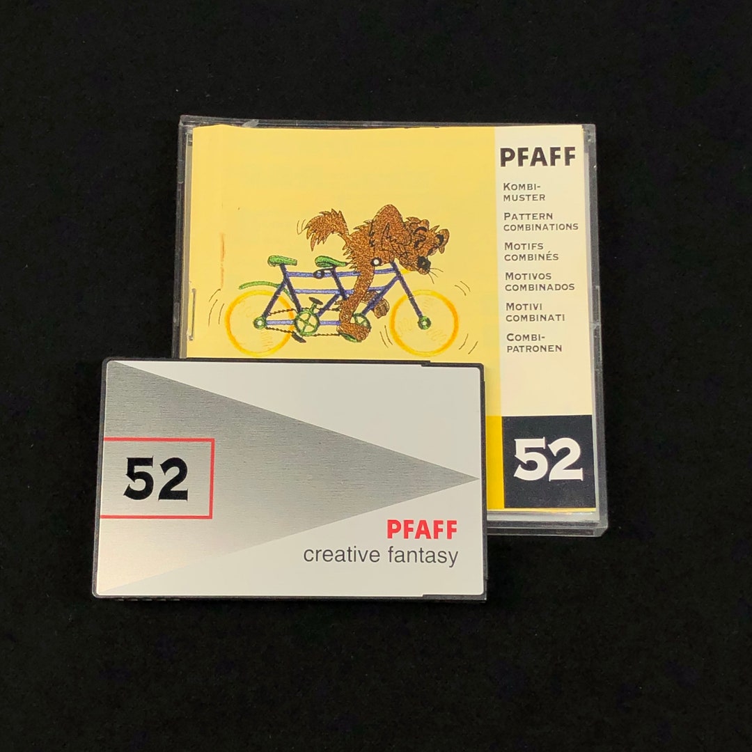 Combinations Embroidery Designs Card #52 for Pfaff Creative7570 7560 ...