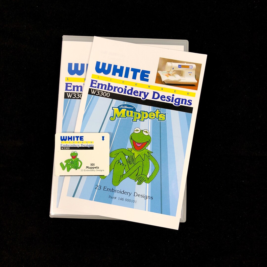 Muppets Embroidery Designs Card for Brother Bernina Deco White Baby ...