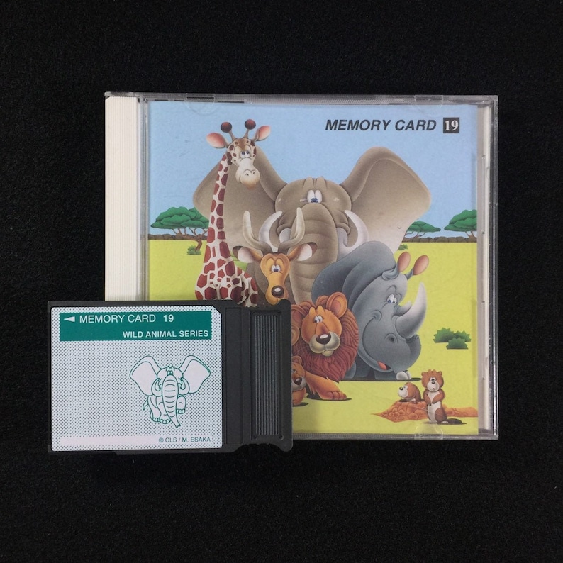 Wild Animals Embroidery Designs Card #19 for Janome 8000 9000 Elna ...
