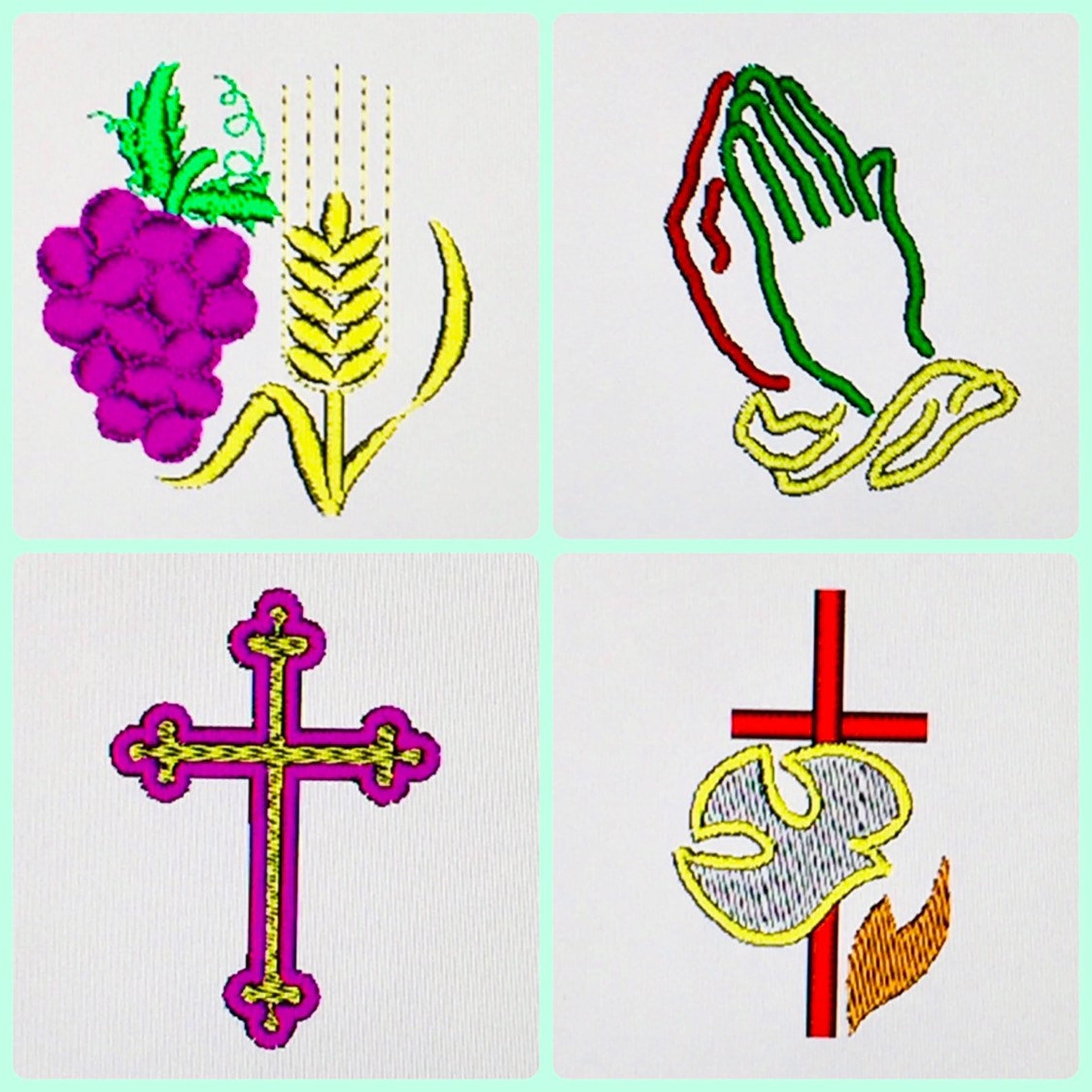 Christian Religious 1 Embroidery Designs Floppy Disk for - Etsy