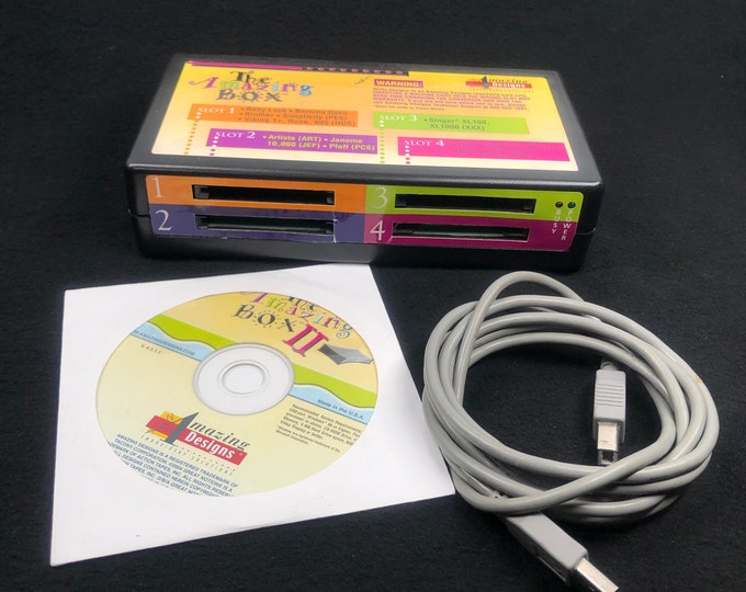 Amazing Box II Embroidery Designs Card Converter for Windows 98 XP ...