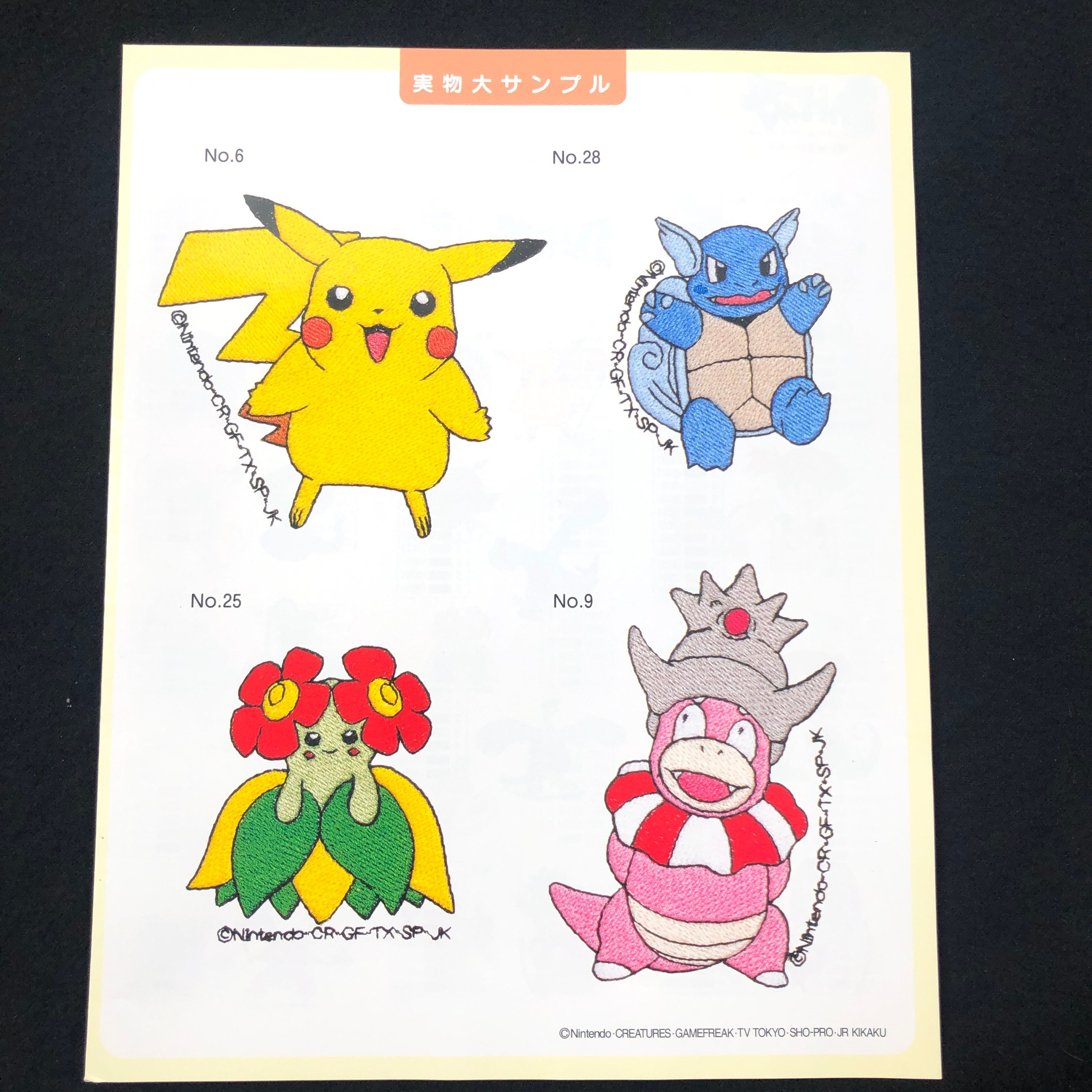 Nintendo Pokemon Embroidery Designs Card for Brother Japanese - Etsy