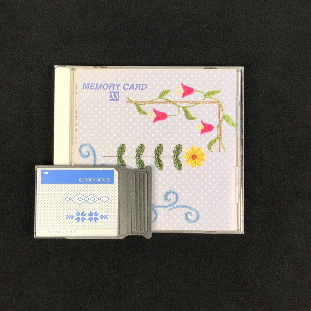 Borders Embroidery Designs Card #33 for Janome Elna Kenmore Embroidery ...