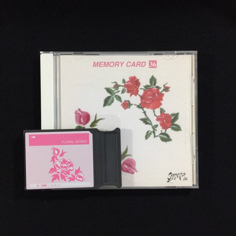 Floral Series Embroidery Designs Card #36 for Janome 8000 9000 Elna ...
