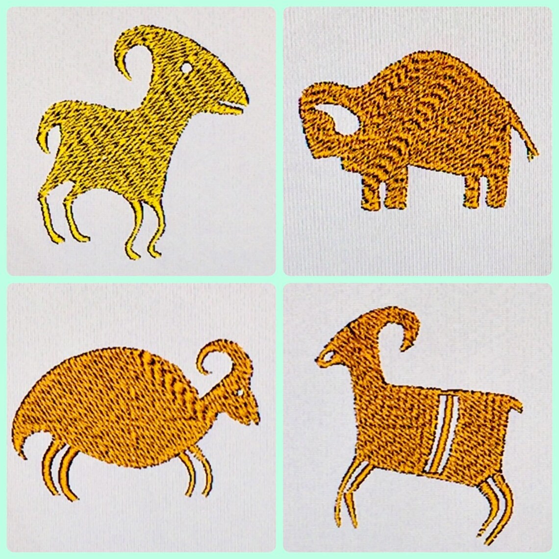 Cave Drawings Embroidery Designs Disk for Husqvarna Viking - Etsy