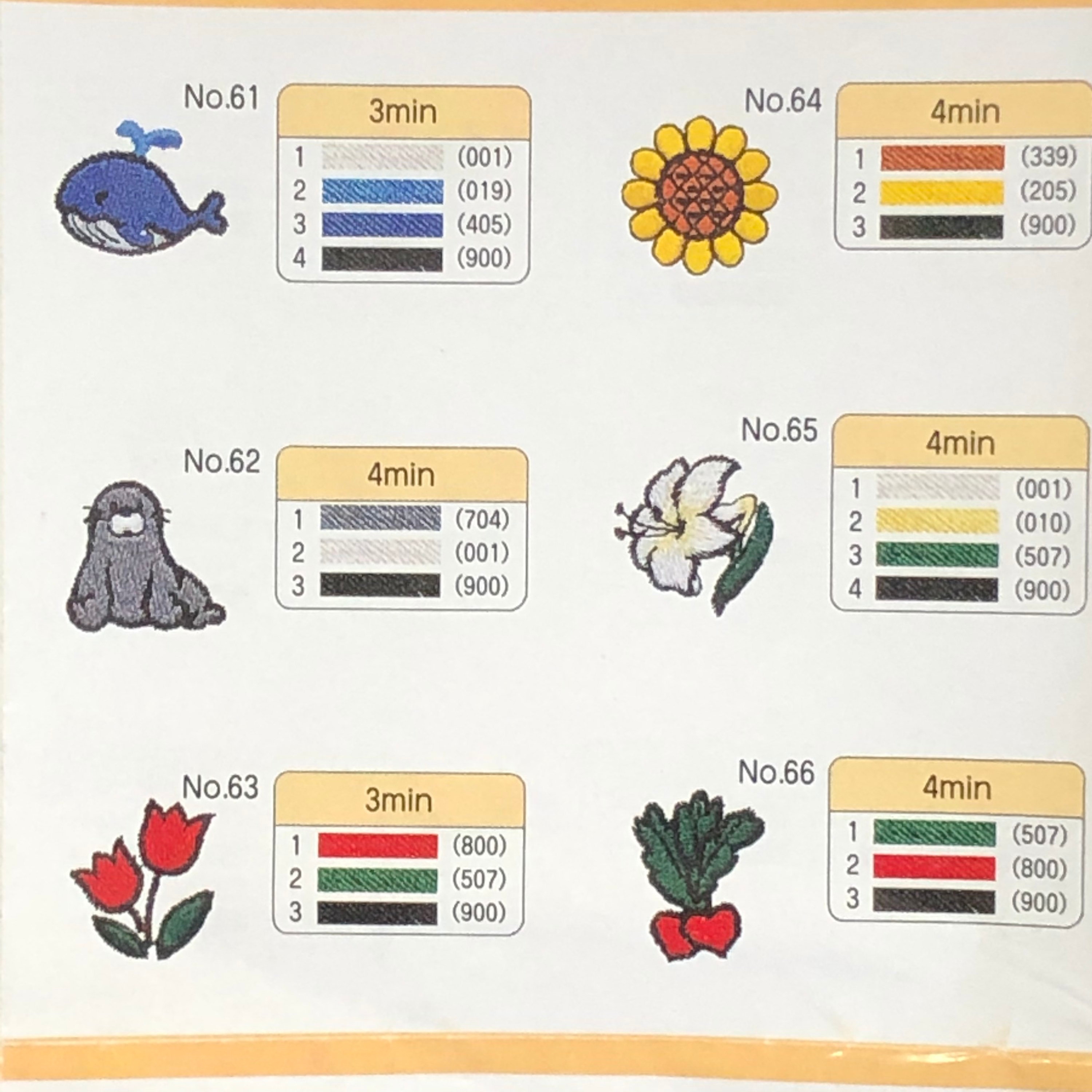 Assortment of Embroidery Designs Card #20 for Brother Bernina Deco ...