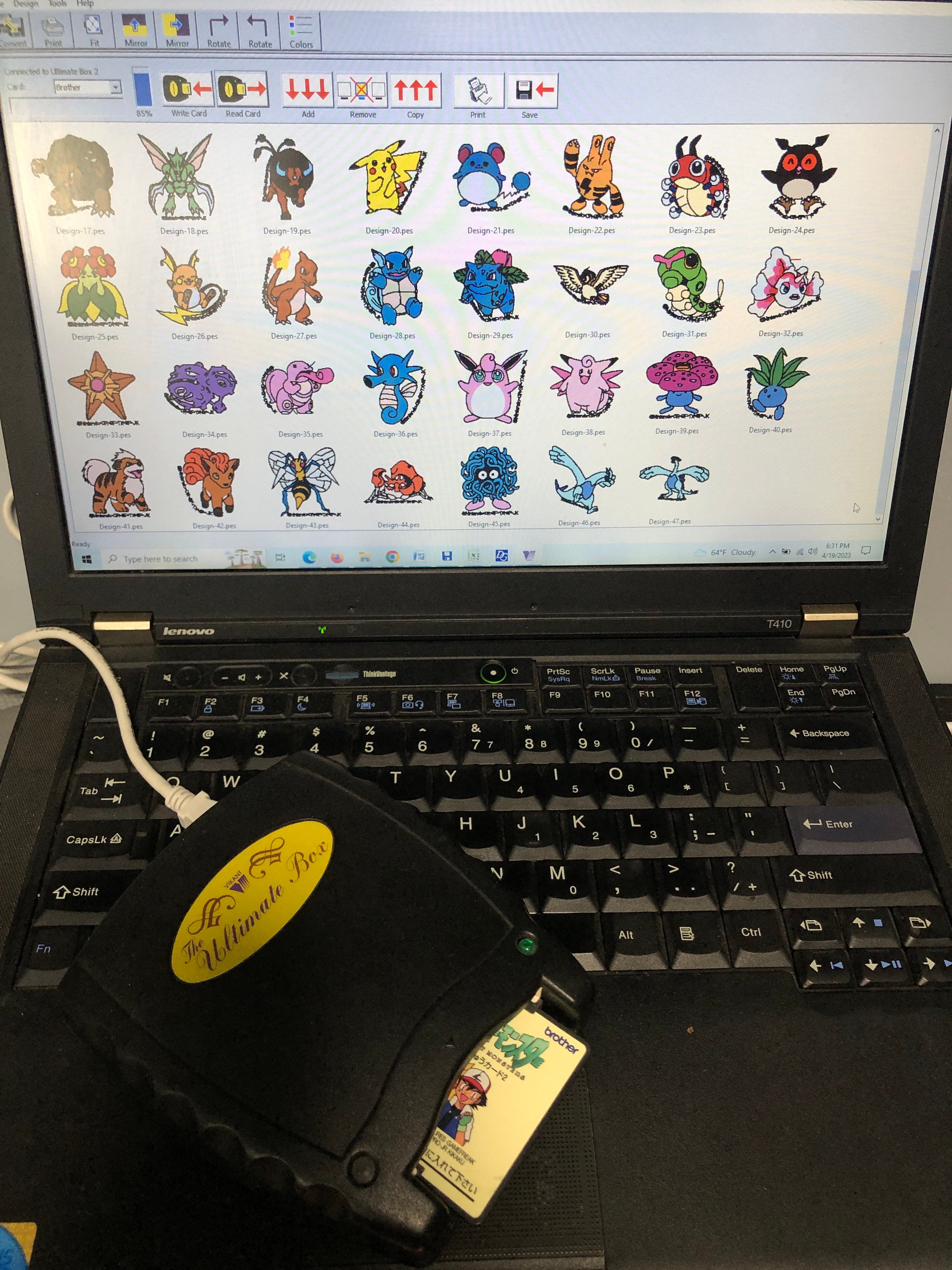 Nintendo Pokemon Embroidery Designs Card for Brother Japanese - Etsy