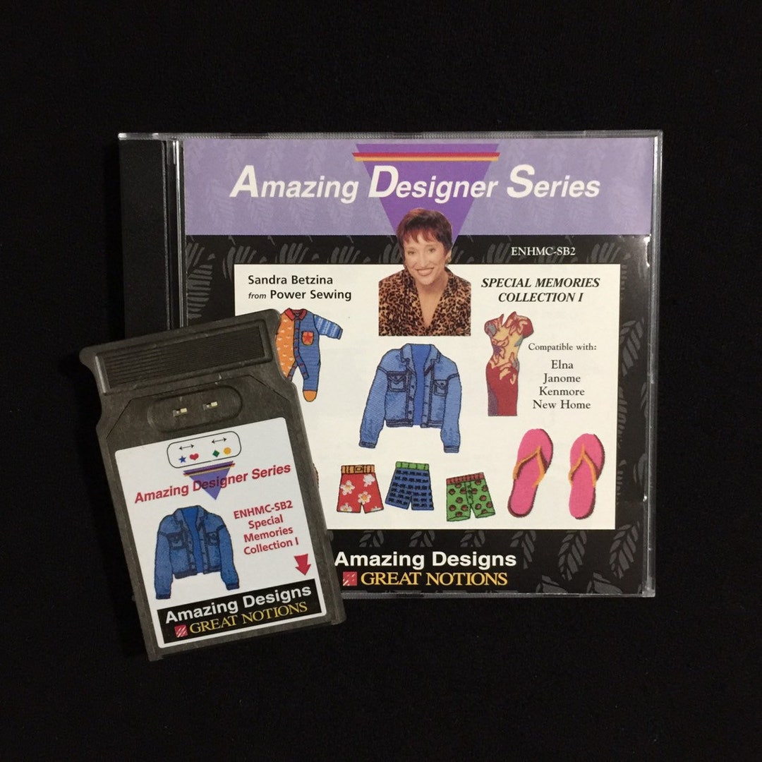 Special Memories Embroidery Designs Card for Janome Elna Kenmore ...