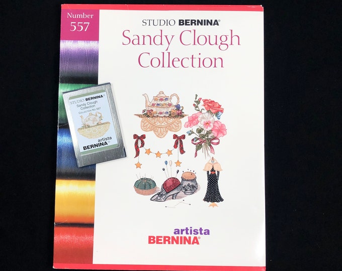 Sandy Clough Collection Embroidery Designs Card 557 for Bernina Artista ...