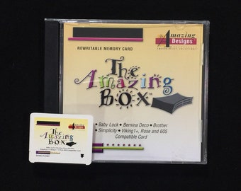 Magic Box Rewritable Embroidery Designs Card #1 for Deco 600 Brother ...