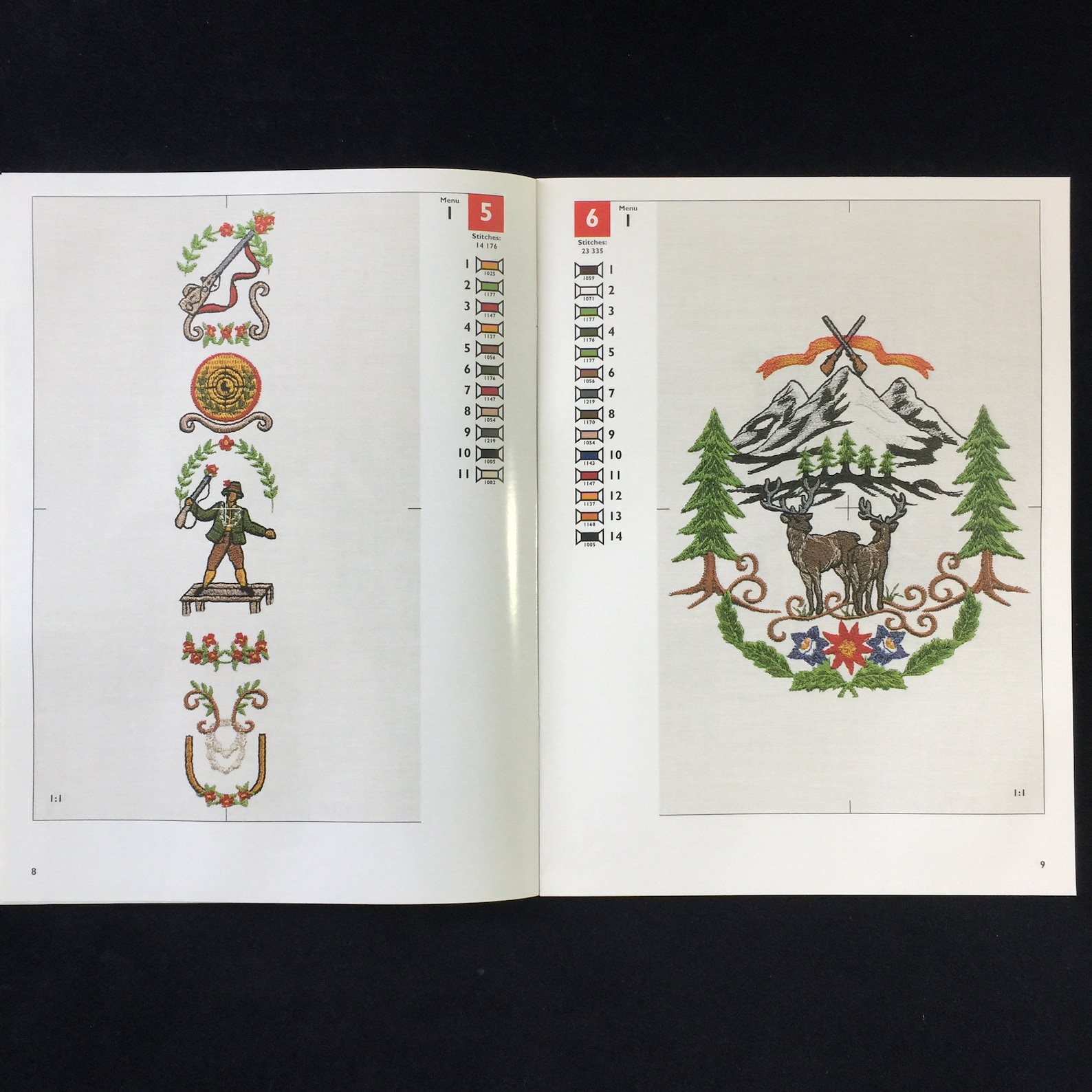 Tyrolean Embroidery Designs Disk 106 for Husqvarna Viking - Etsy