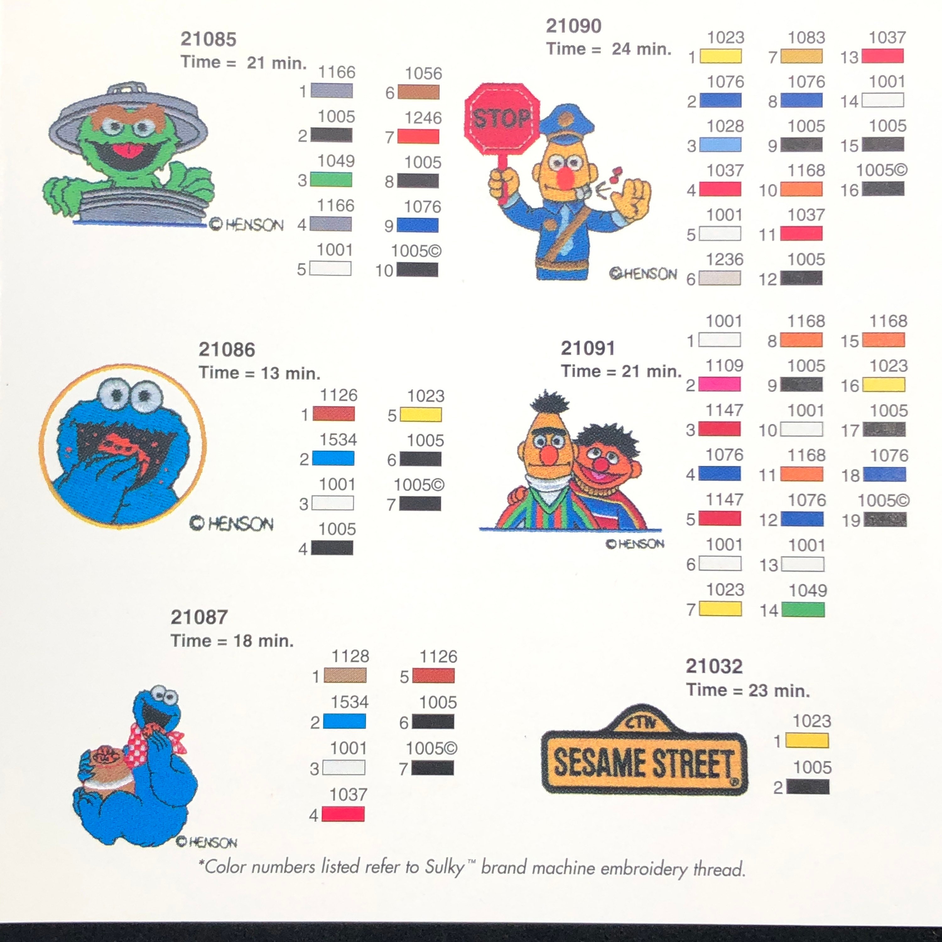 Bert and Ernie Embroidery Designs Card for Husqvarna Viking - Etsy