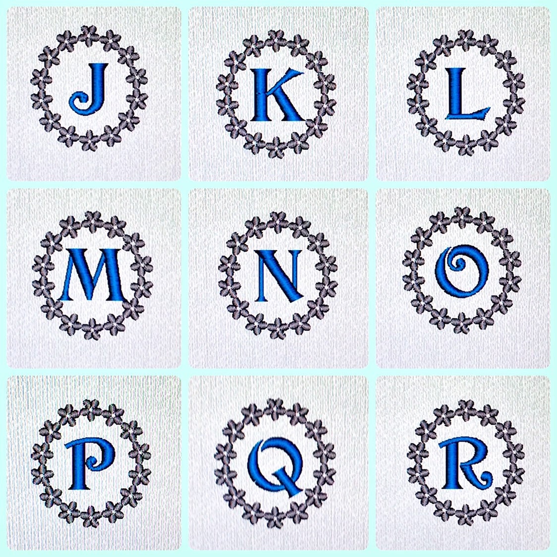 Monograms 4 Alphabet Embroidery Designs Floppy Disk for - Etsy