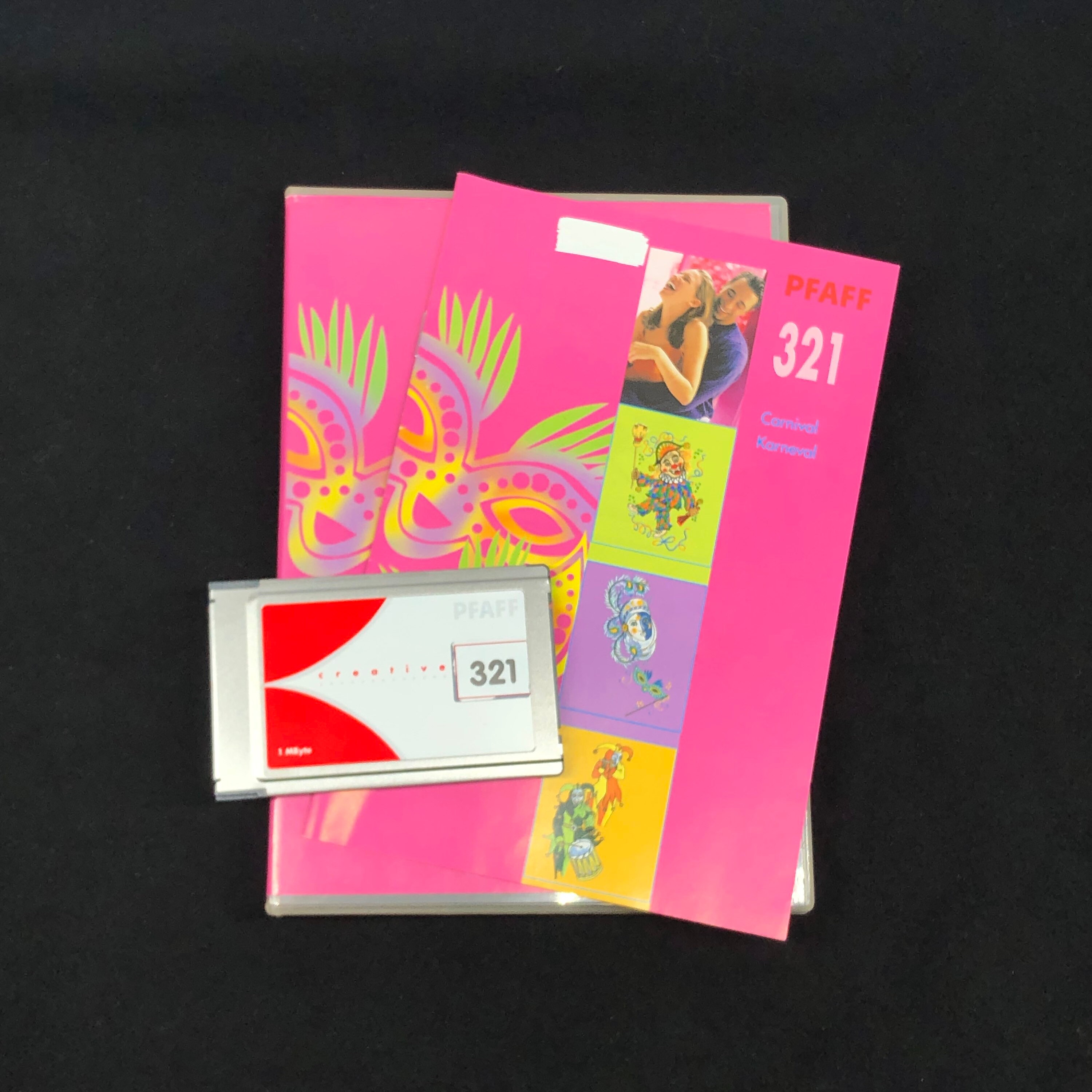 Carnival Embroidery Designs Card #321 for Pfaff Creative 2140 2160 2170 ...