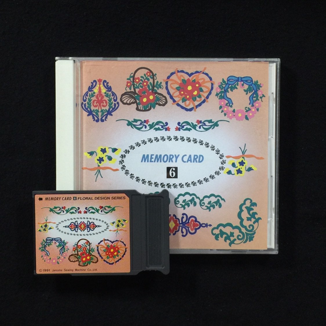 Floral Embroidery Designs Card #6 for Janome Elna Kenmore Embroidery ...