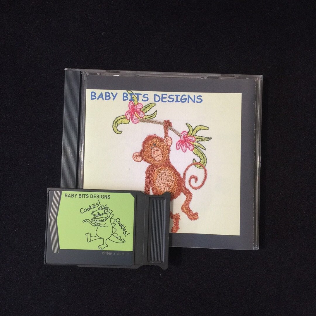 Baby Bits Embroidery Designs Card for Janome 8000 9000 Elna Kenmore ...