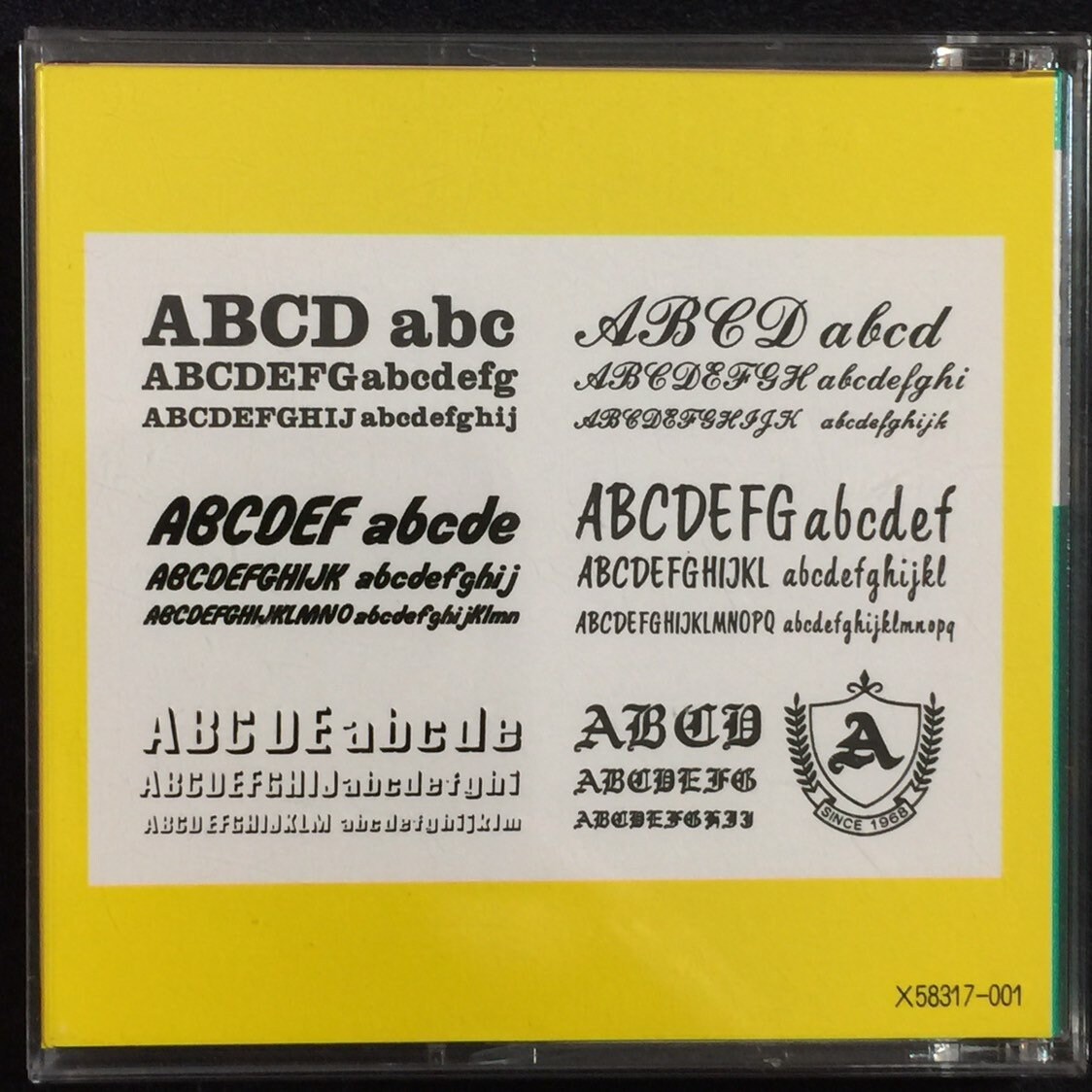 Alphabet Monograms Embroidery Designs Card #1 for Brother Bernina Deco ...