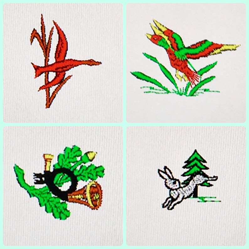 Wildlife and Hunting Embroidery Designs Floppy Disk for Husqvarna ...