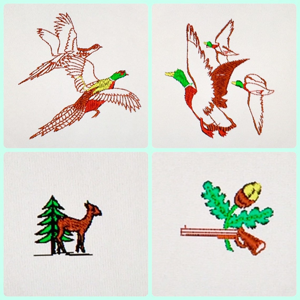 Wildlife and Hunting Embroidery Designs Floppy Disk for Husqvarna ...