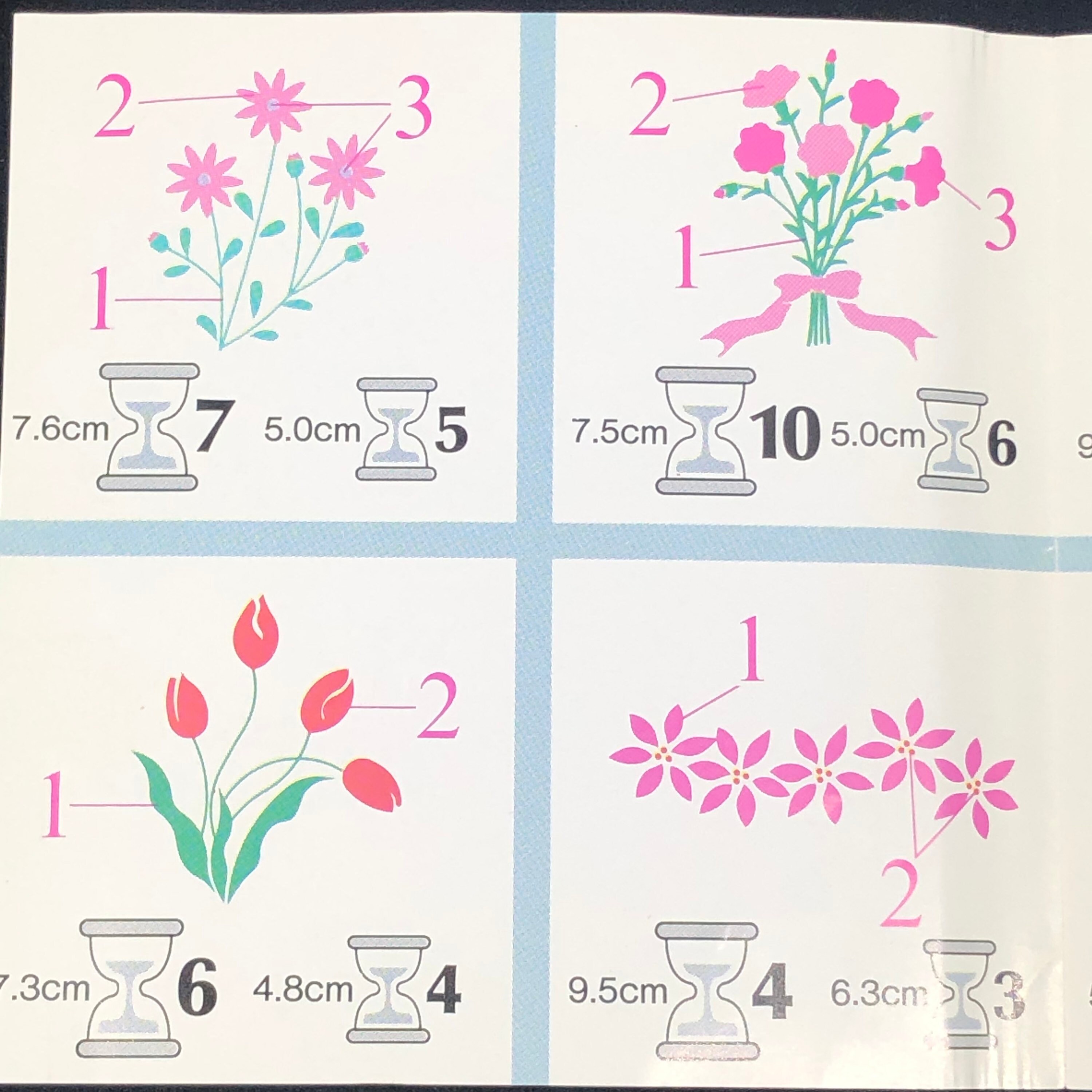 SINGER Floral Embroidery Designs Card 3 for Quantum XL100 - Etsy