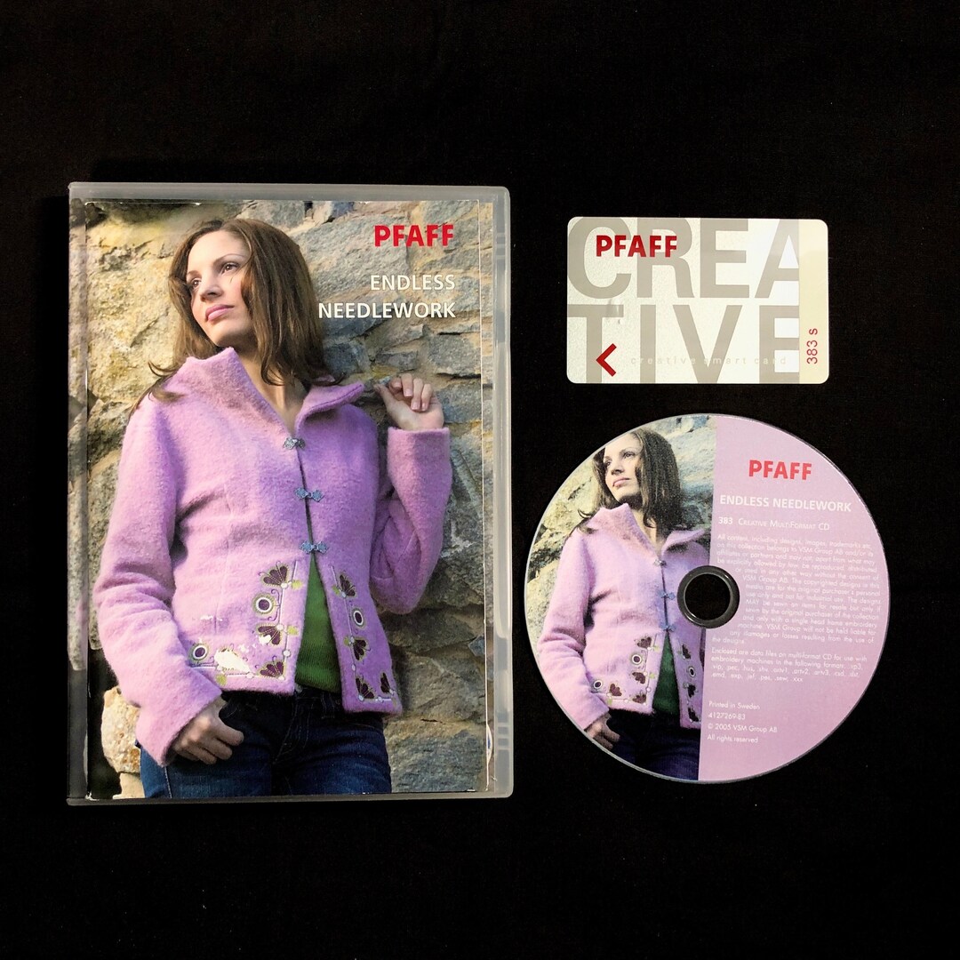 Endless Needlework Embroidery Creative Smart Card #383 for Pfaff 2124 ...