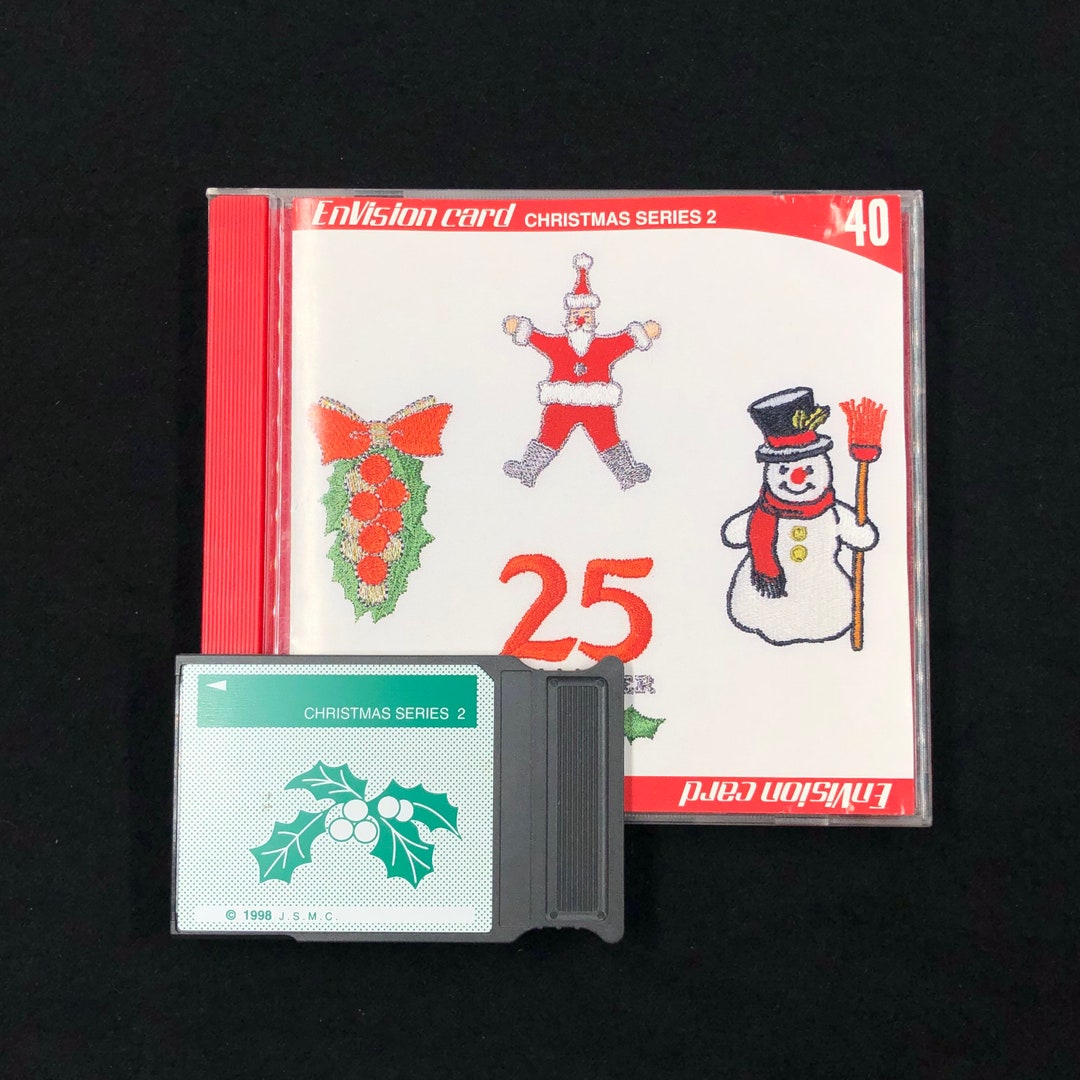 Envision Embroidery Designs Card #40 Christmas II Designs for Janome ...