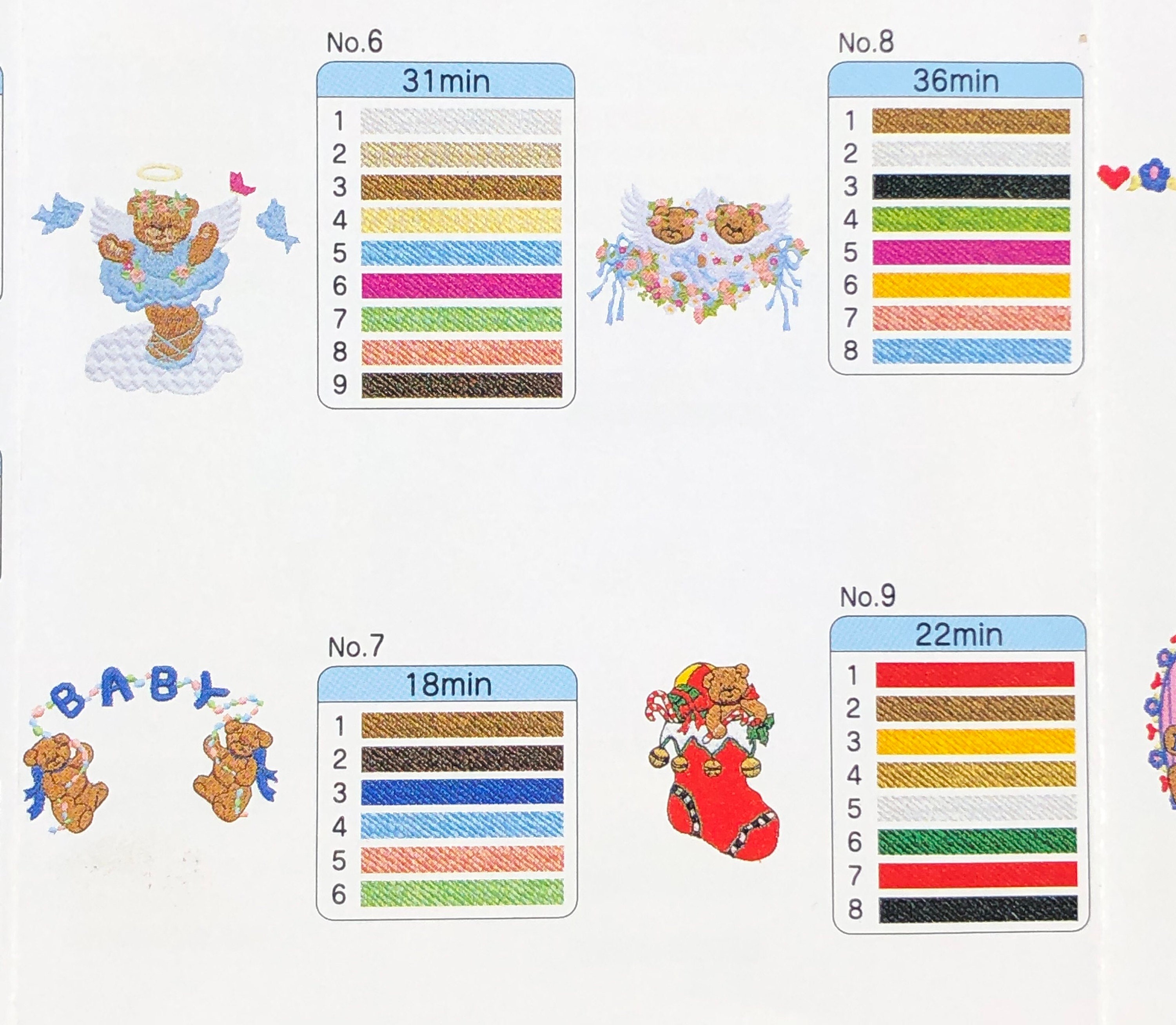 Lucy Rigg Bears Embroidery Designs Card 106 for Brother - Etsy
